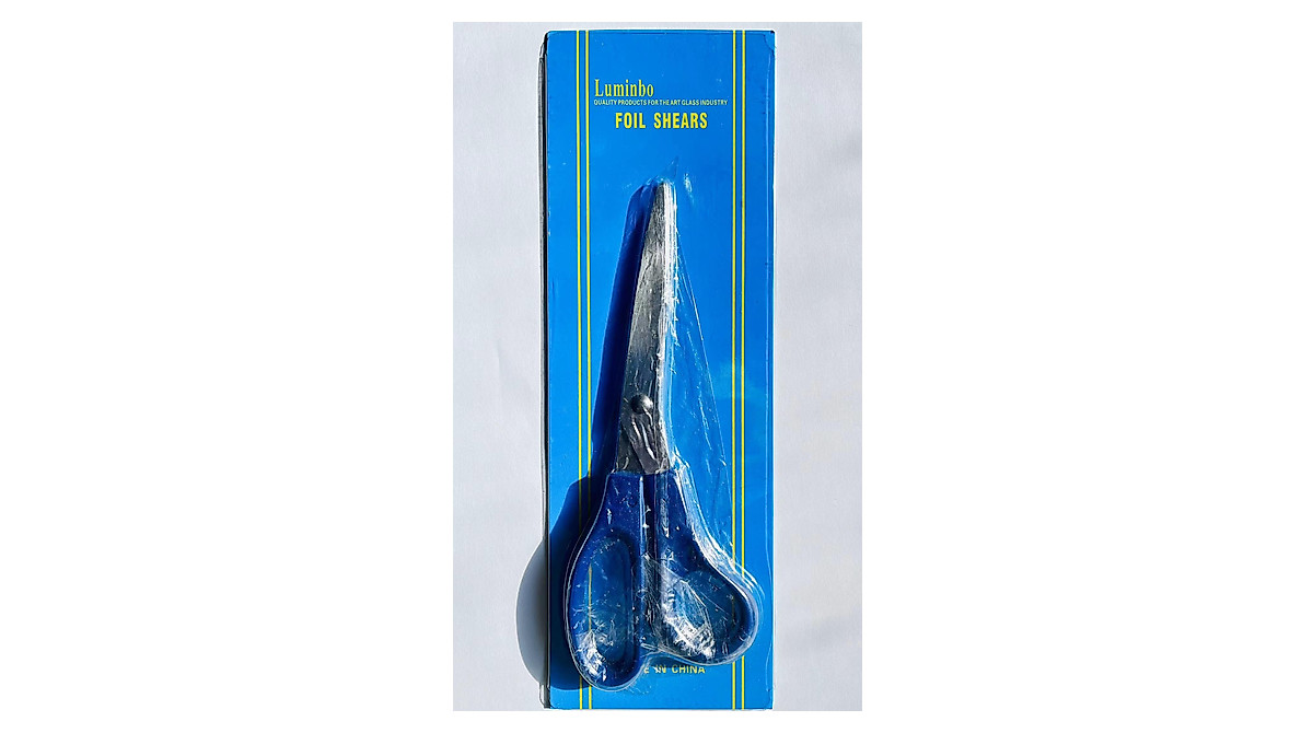 Luminbo Foil Pattern Shears - Precision Stained Glass Cutting Tool