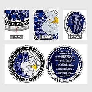United States Air Force Airman's Creed Military Challenge Coin