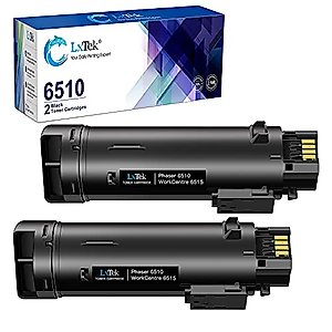 LxTek Compatible Toner Cartridge Replacement for Phaser 6510, WorkCentre 6515 High Yield (2-Pack, Black)