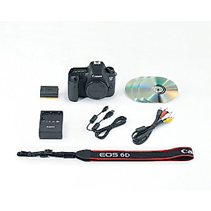 Canon EOS 6D 20.1 MP CMOS Digital SLR Camera with 3.0-Inch LCD (Body Only)