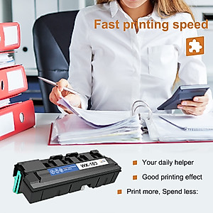 WX-103 WX103 Black Waste Toner 1 Pack Compatible Replacement for Konica Minolta WX103 Waste Toner Work with Bizhub 224e 284e 308 364e 368 454e 458 554e 558 C224 C224e C258 C284 C284e C308 Printer