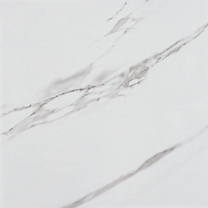VEELIKE Vinyl Floor Tiles Peel and Stick 12''x12'' White Marble Flooring Tiles Self Adhesive Waterproof Floor Vinyl Sticker Tiles Decorative for Bathroom Bedroom Kitchen Wall Basement 4 Pack