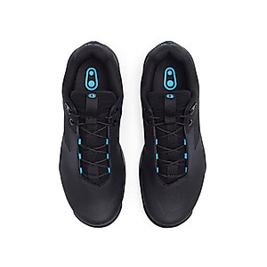 Crankbrothers Unisex Mallet E MTB Shoes, Black & Blue, 11 US Men