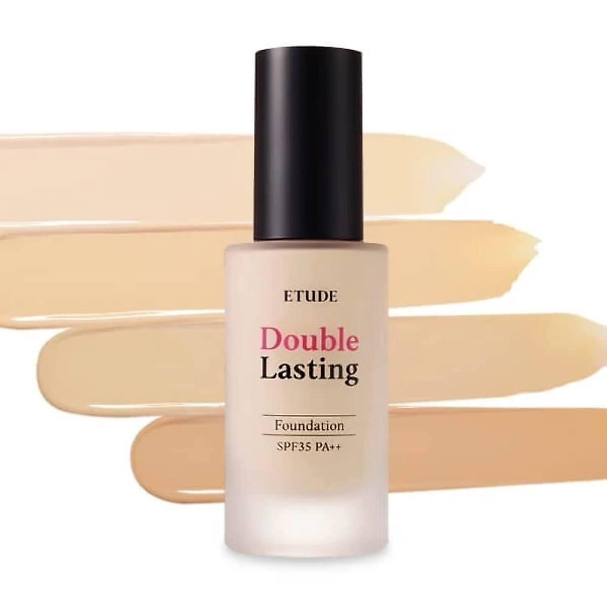ETUDE New Double Lasting Foundation (Sand) SPF35/ PA++| High Coverage Weightless Foundation | 24-Hours Lasting Double Cover | Magnet-Like Adherence without Stickiness | Makeup Base