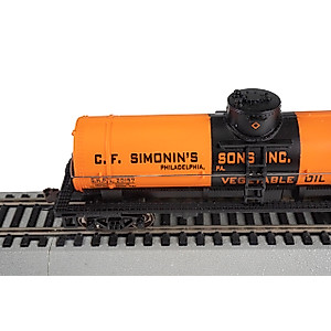 Bachmann Trains - 40’ Single Dome Tank CAR - C.F. SIMONIN'S SONS, INC. #20157 - HO Scale
