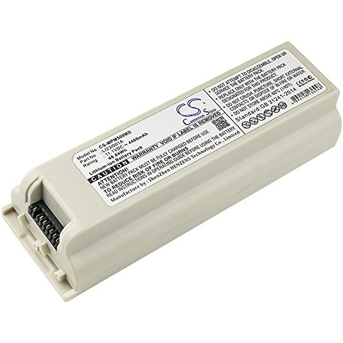 Battery for MAQUET Echographe M5 Echographe M5T Echographe M7 Echographe M9 M5 M5 Ultrasound System M5T M5T Ultrasound System M7 M7 Ultrasound System M7T Ultrasound System M9 M9 Ul