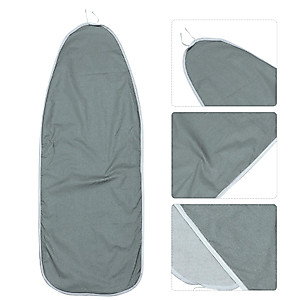 Zerodeko Ironing Board Cloth Iron Table Cover Ironing Cover Cloth Iron Board Mat Ironing Board Pad Non Stick Iron Board Cover Ironing Board Protector The Door Travel Pure Cotton