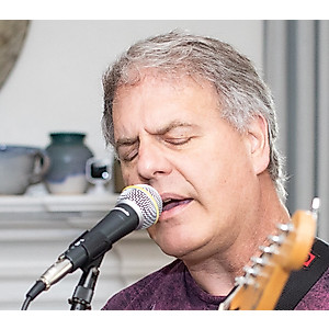 EverGold Dynamic Microphone Bundle, Professional Karaoke Microphone with 15ft XLR (Male to Female) Cable, Durable Vocal Handheld Microphone, Cardioid Wired Mic for Podcast, DJ, Singing (Model T-43)