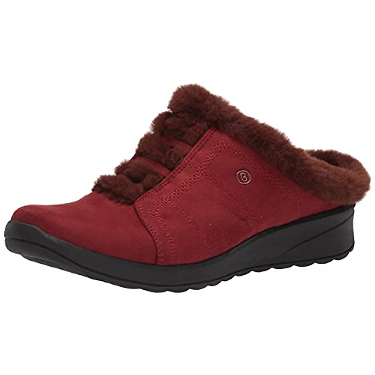 BZees Women's Golden Cozy Clog, Burnt Henna Microfiber, 8