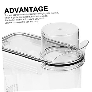 2pcs laundry storage box scent booster beads dispenser scent boosters laundry containers for soap dispensers Liquid Sub Bucket storage barrel with cover plastic