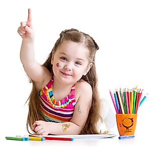 PHOGARY 200 Pieces 20 Sheets Animals Theme Temporary Tattoos Zoo Patterned Body Art Waterproof Tattoos for Kids