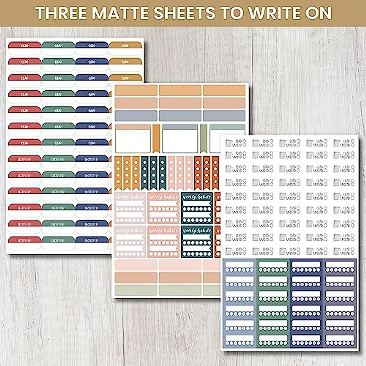 bloom daily planners Household Chores Planner Stickers -Essential Variety Pack for Home Productivity - To-Dos, Errands, Seasonal Tasks - 8 Sheets / 736 Stickers - Illustrated Icons & Quotes for Planning & Organization