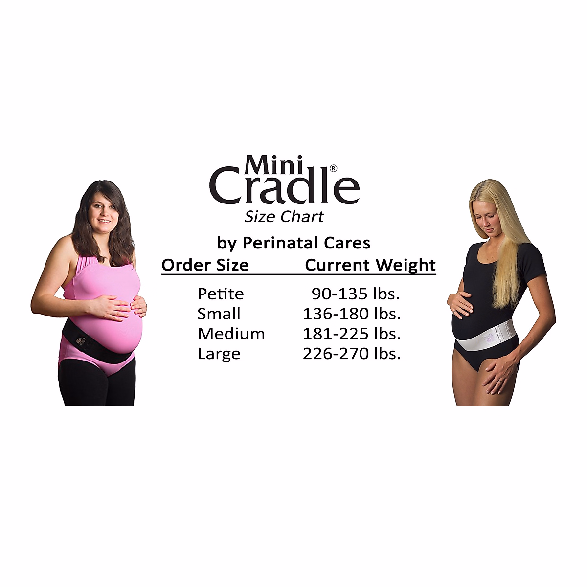 Prenatal Cradle Mini Cradle, White, Large