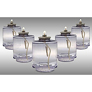 Hyoola Oil Candles - 50 Hour Liquid Candles - Disposable Liquid Paraffin Tea Lights - 48 Pack - for Restaurant Tables and Emergency Candles
