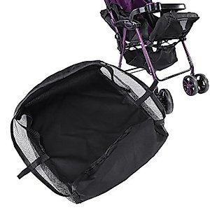 GOTOTOP 1Pc Baby Stroller Attachable Organizers Baby Stroller Pram Bottom Basket Pushchair Buggy Shopping Storage Case Organizer Bag