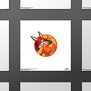 Trends International Gallery Pops Miraculous: Tales of Ladybug & Cat Noir - Rena Rouge Badge Wall Art Wall Poster, 12.00" x 12.00", Unframed Version