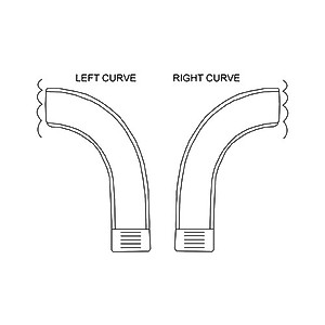 S.R. Smith 688-209-58123 TurboTwister Right Curve Pool Slide, Sandstone