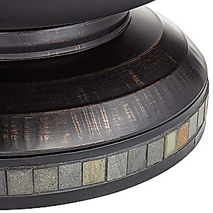 Bristol Black Iron Outdoor Fire Pit Round 35" Steel Mesh Wood Burning with Spark Screen and Fire Poker for Outside Backyard Patio Camping Deck - John Timberland