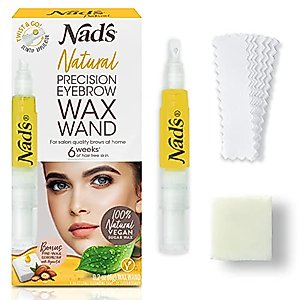 Nad's Eyebrow Shaper Wax Kit - Natural All Skin Types - Eyebrow Facial Hair Removal For Women