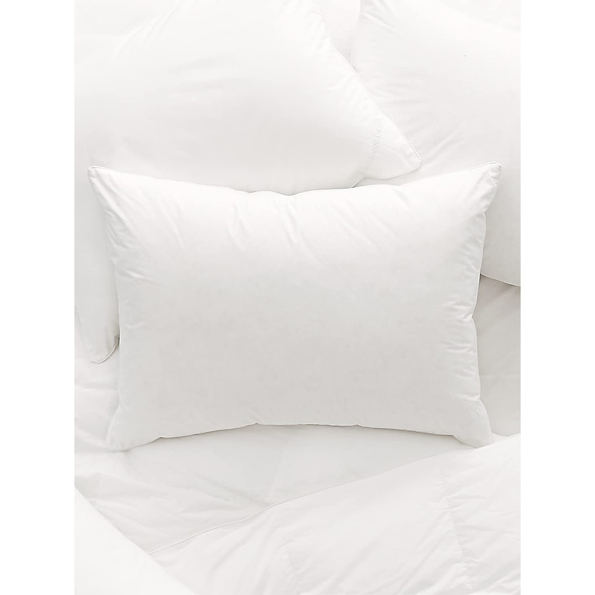 BOLL & BRANCH Down Alternative Pillow - Medium, King - Cooling Shell - Hypoallergenic Primaloft Luxury Down Alternative Fill - Superior Support