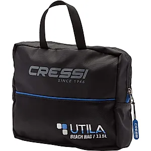 Cressi Heavy Duty Mesh Backpack 85 liters Capacity for Snorkeling, Water Sport Gear | Utila: designed in Italy, Black, One Size (UB937000)