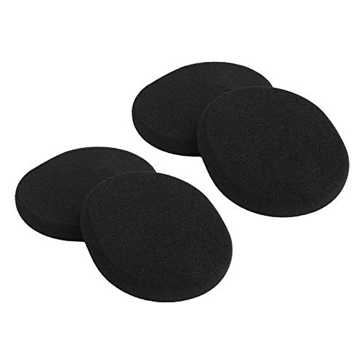 Headphone Ear Pads, 2Pair Cushion Headset Earpads Earmuffs Replacement Earbuds Cover for Logitech H800(Black)