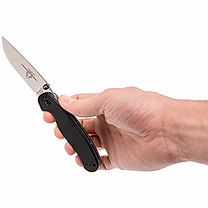 Ontario Knife Company Rat Ii Sp-Black Folding Knife, 7Inches