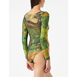 Desigual woMens Casual Blouse, Green, Small US