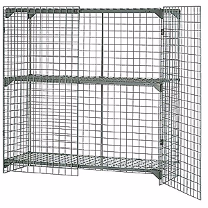Global Industrial Wire Mesh Security Cage, 48 x 24 x 48