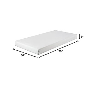 ZINUS 5 Inch Youth Memory Foam Mattress / Kids’ Room & Bunk Bed Mattress, Narrow Twin