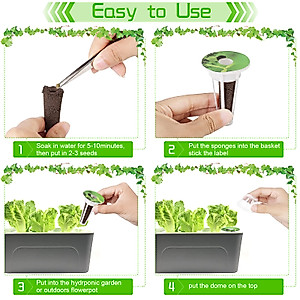 160 Pcs Seed Pod Kit for AeroGarden, Suitable for Hydroponics Growing System for a Variety of Plants, Outdoor and Indoor Hydroponics Supplies