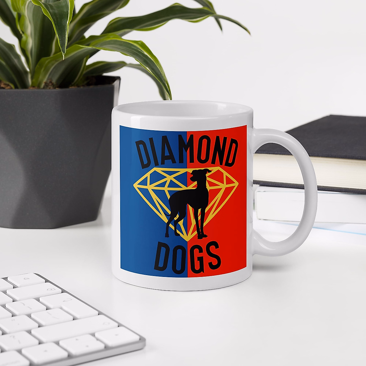 Diamond Dogs Coffee Mug, Lasso Inspired Coffee Mug, Diamond Dogs Unite, Roy Kent, Higgins, Coach Beard, Coach Nate, Lasso Coffee Mug, Lasso Mug……