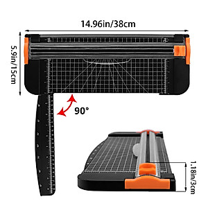 Famomatk 23PCS Weeding Tools for Vinyl, Craft Weeding Tools Set with 12Inch Paper Cutter and Trimmer for Scrapbooking,Silhouettes,Cameos,Lettering,Cutting,Craft Paper, Labels and Cardstock
