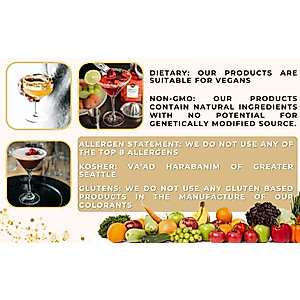 Lux Life Cocktail Flavored Sugar - Gluten & GMO-Free Cocktail Rimming Sugar - Vegan & Kosher Rimming Sugar - Rimming Sugar for Cocktails, Daiquiris, Cosmopolitans & Margaritas (8oz, Cappuccino)