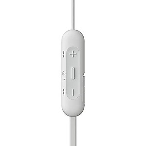 Sony WI-C200 Wireless in-Ear Headset/Headphones with mic for Phone Call, White (WIC200/W)
