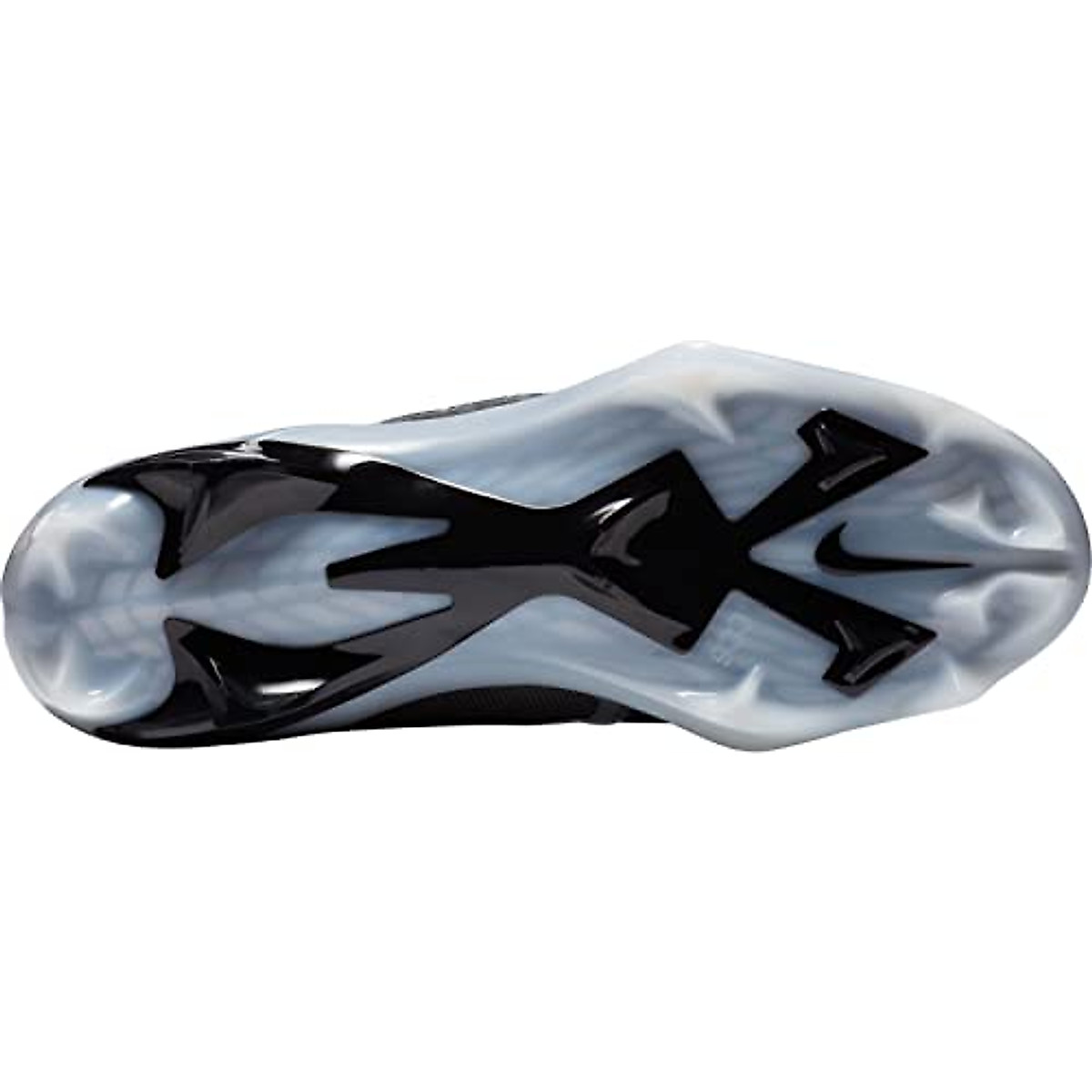 Nike Alpha Menace Elite 3"Black/White/Iron Grey Mens Football Cleat. SZ 11