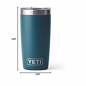 YETI Rambler 10 oz Tumbler, Stainless Steel, Vacuum Insulated with MagSlider Lid, Agave Teal