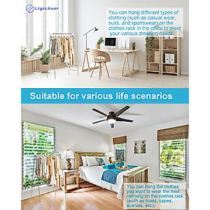 Ligtchser Portable Travel Garment Rack,Folding Clothes Rack for Dance,Travel,Camping, Drying,RV, Indoor,Outdoor. A Collapsible Mini Clothing Rack.