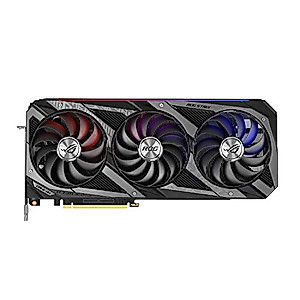 ASUS ROG STRIX NVIDIA GeForce RTX 3090 Gaming Graphics Card- PCIe 4.0, 24GB GDDR6X, HDMI 2.1, DisplayPort 1.4a, Axial-Tech Fan Design, 2.9-Slot