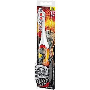 Jurassic World Kid’s Spinbrush Electric Battery Toothbrush, Soft, 1 ct