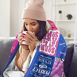 DULNYEI 25th Birthday Gifts for Women Blanket Happy 25th Birthday Gift for 25 Year Old Female 25th Birthday Decorations for Her Gifts for 25 Year Old Women Soft Throw Blanket Back in 1998-60x50 in