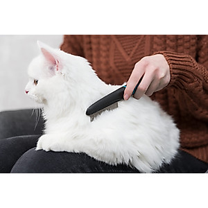 TRIXIE Pet Grooming Flea Comb, For Cats, Dogs, and Small Animals, Removes Fleas, Flea Eggs and Other Debris, 8" (21cm)