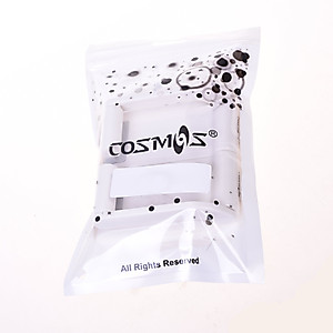 COSMOS White Magnetic Paper Towel Holder Table Napkin Roll Holder Mounts Securely on Refrigerators & Other Metal Surfaces