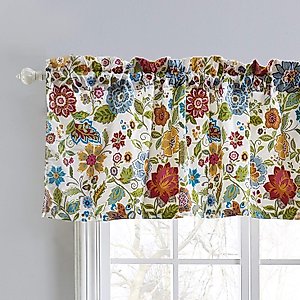 Astoria Window Valance, White, 84x19"