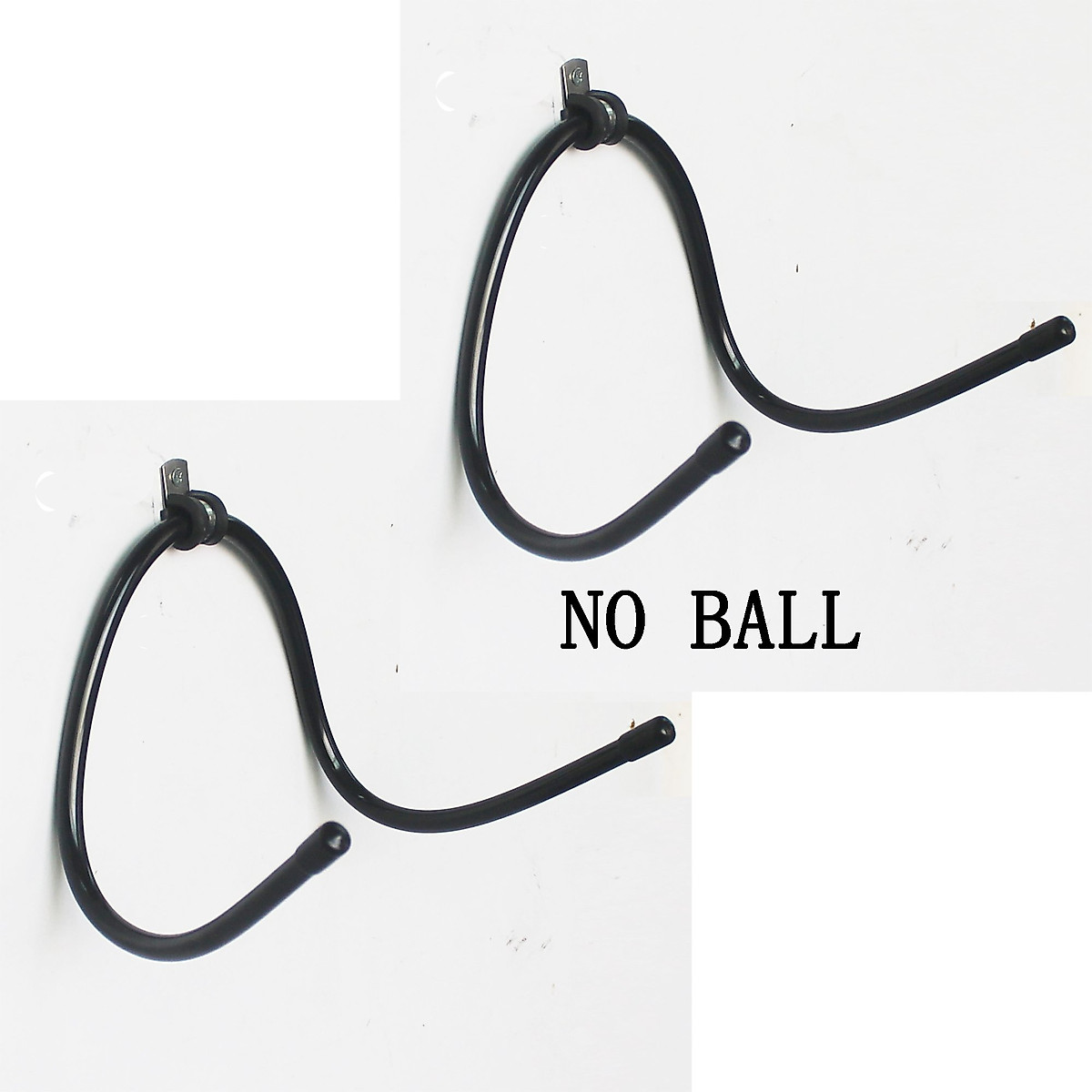 YYST Football Wall Mount Football Wall Rack Holder Display Storage Rack Black-No Ball Included