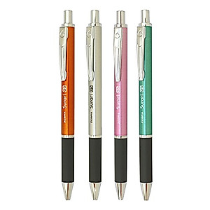 ZEBRA Emulsion Ink Ballpoint Pen Surari 300 0.5mm Point, Pink Body (BAS38-P)