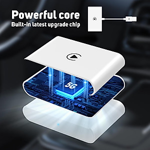 WOLIOS Wireless Carplay Adapter for Factory Wired CarPlay Apple Carplay Wireless Adapter Plug & Play Wired to Wireless CarPlay Dongle 2024 Update Low Latency