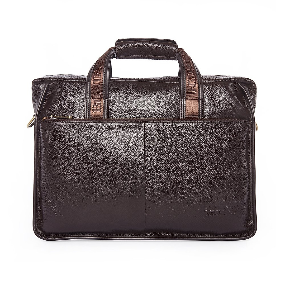 BOSTANTEN Leather Briefcase Handbag Messenger Business Bags for Men Black