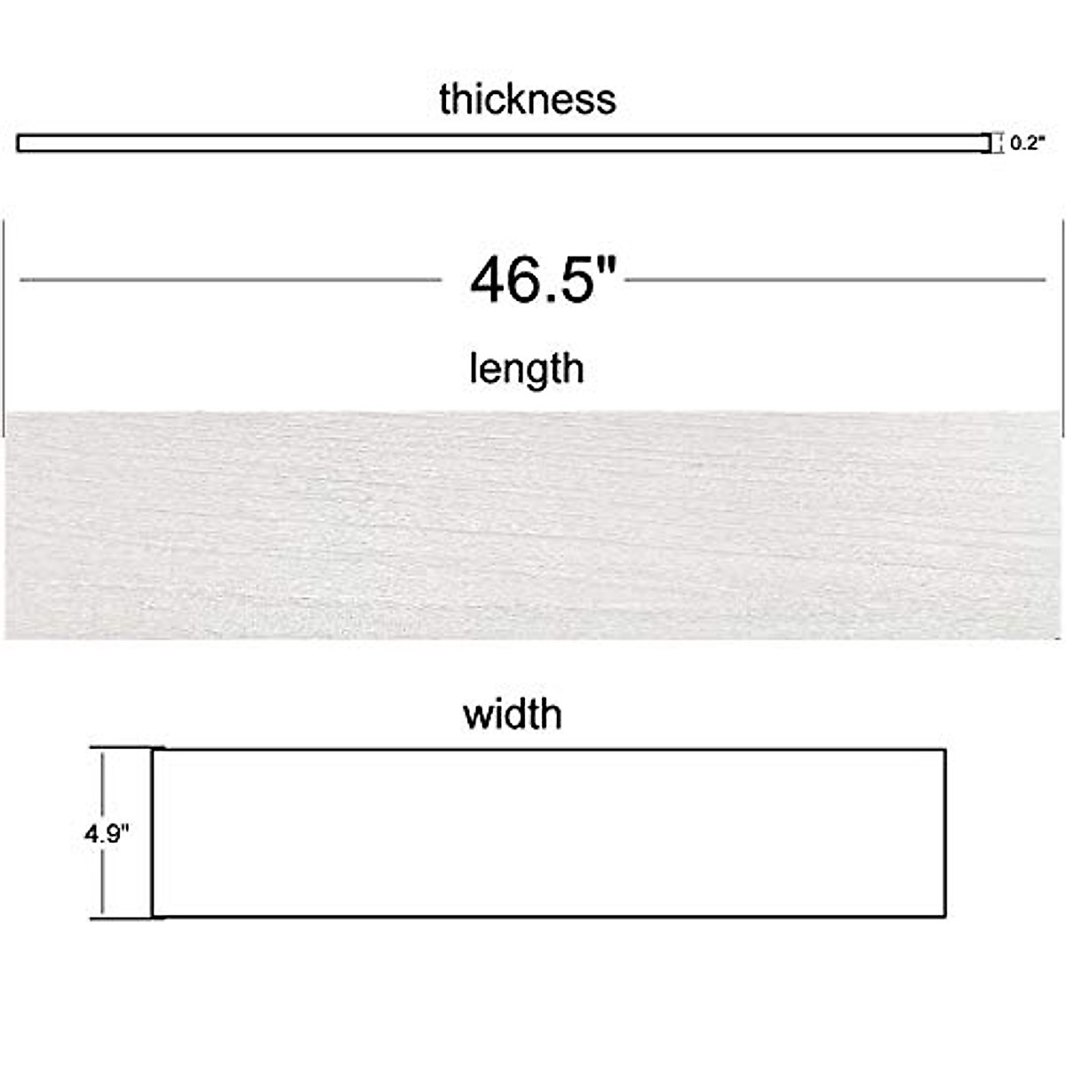 Art3d 10-Sheets Peel and Stick Reclaimed Barn Wood Planks for Wall, White-Washed (16 Sq Ft)