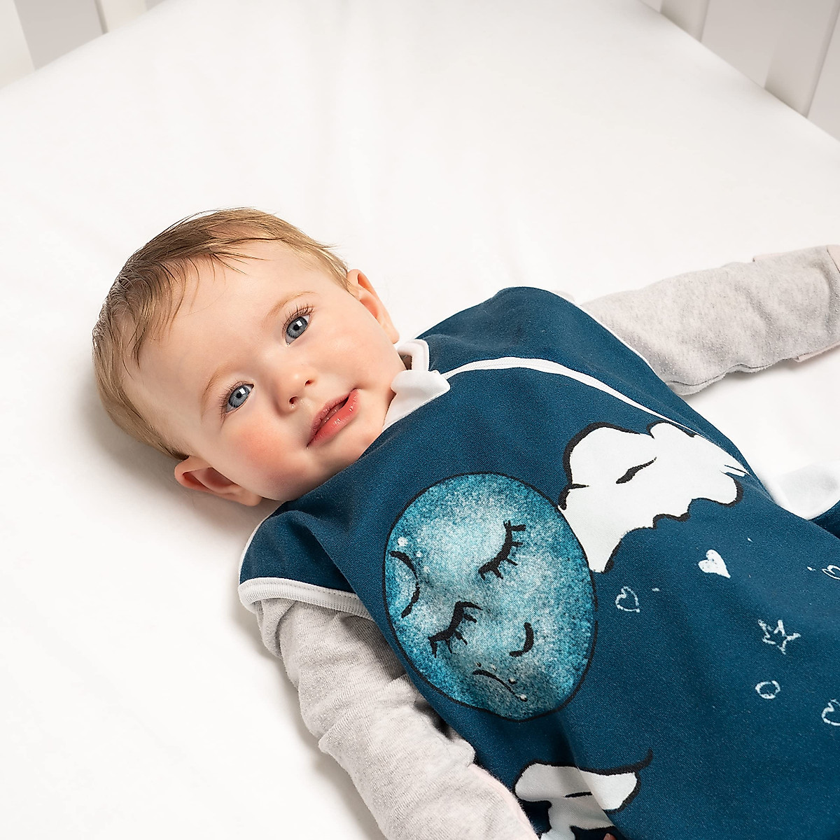 JumpOff Jo - Premium Designer Baby Sleep Sack - 100% Cotton Wearable Blanket, Easy Diaper Change, Sleeveless Swaddle Sack - Mama Bear, X-Large 24-36 Months Old